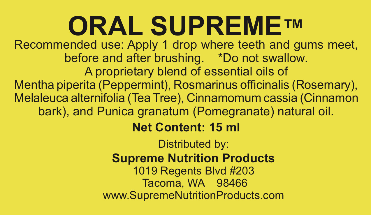 Oral Supreme by Supreme Nutrition Products