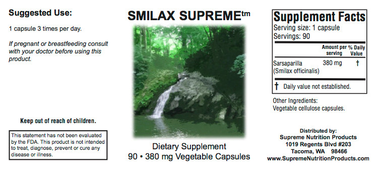 Smilax Supreme by Supreme Nutrition Products