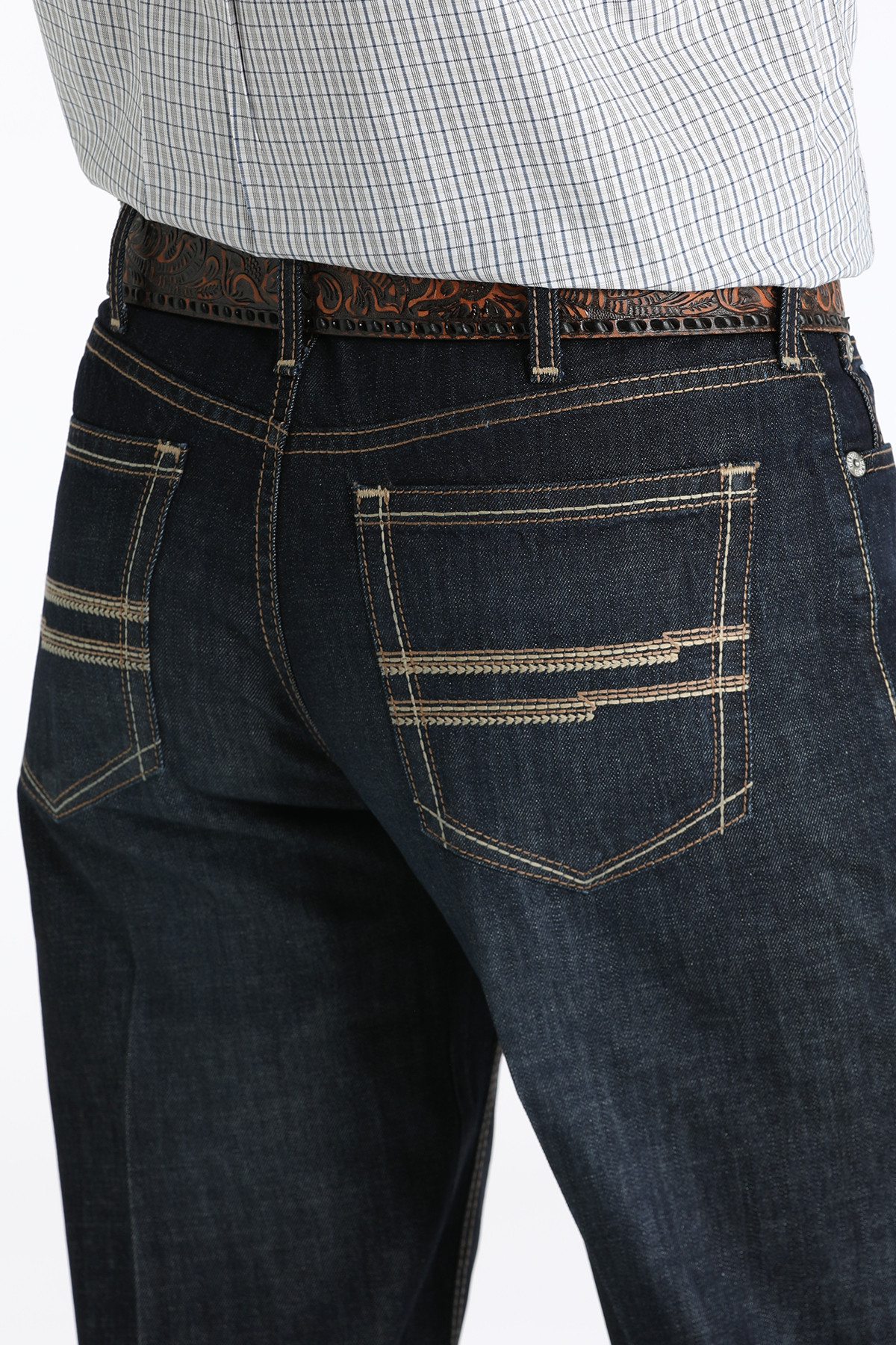 Men's Cinch Jeans, White Label, Dark Stone Wash 0824 - Chick Elms Grand ...