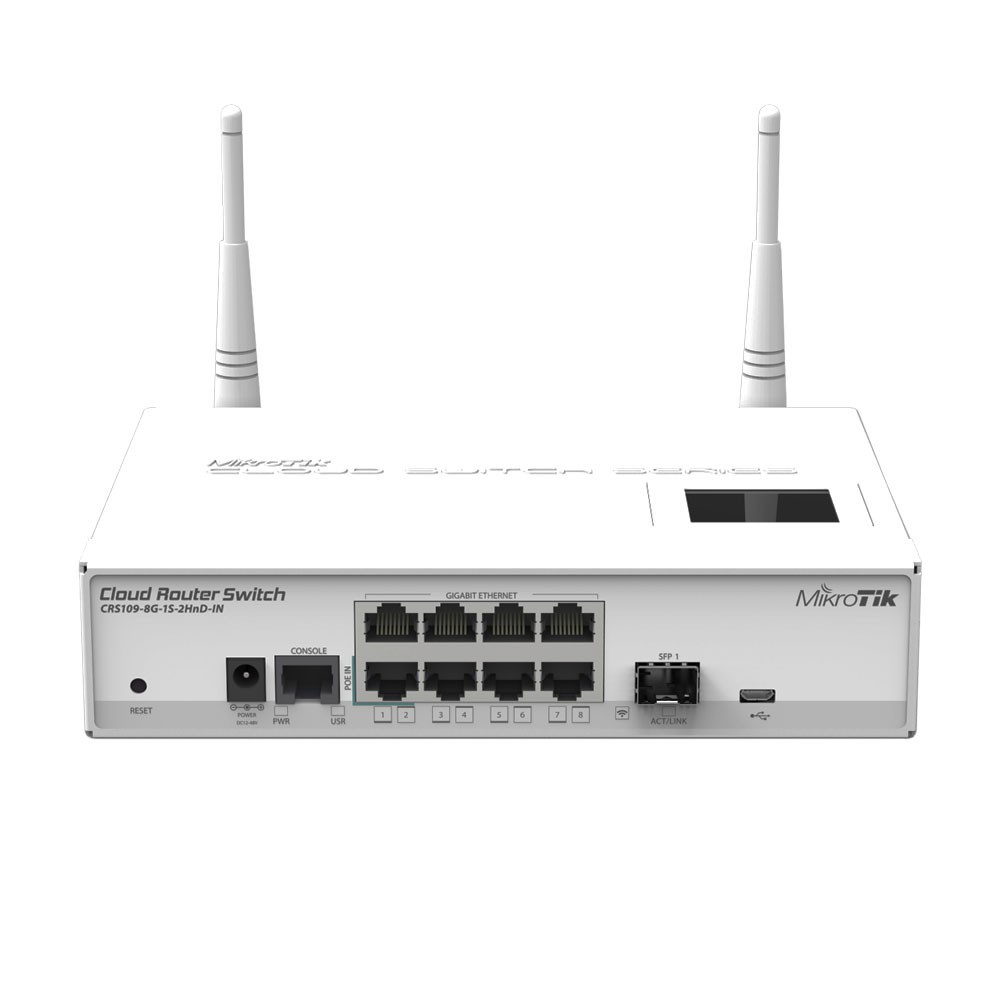 Mikrotik Router with 10x Gigabit Ports 1x SFP Port 1x USB Port and 1U ...