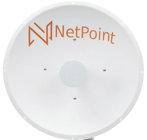 NetPoint NP1 2FT 30dBi 4.9 - 6.4GHz Parabolic Directional Antenna W/ RP ...
