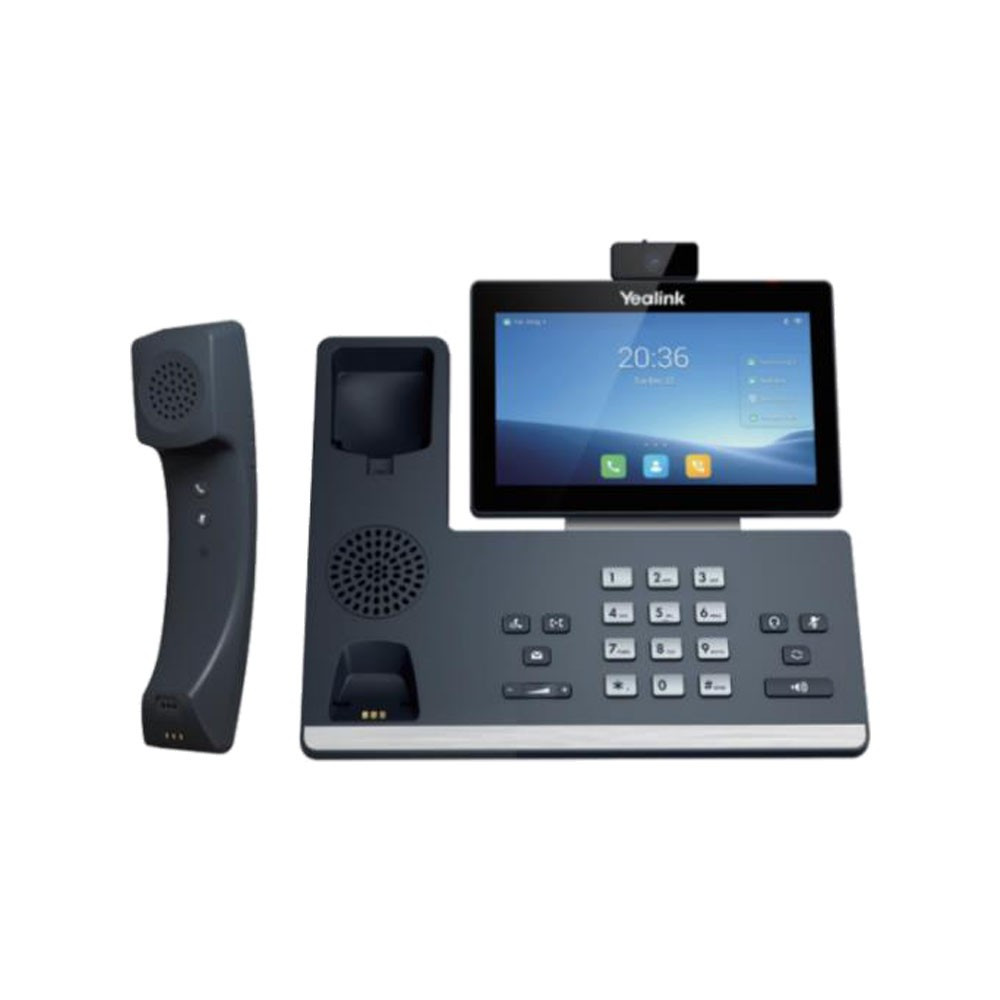 Yealink SIP-T58W-PRO-CAM IP Phone 7-Inch Touchscreen 5MP Camera Android ...