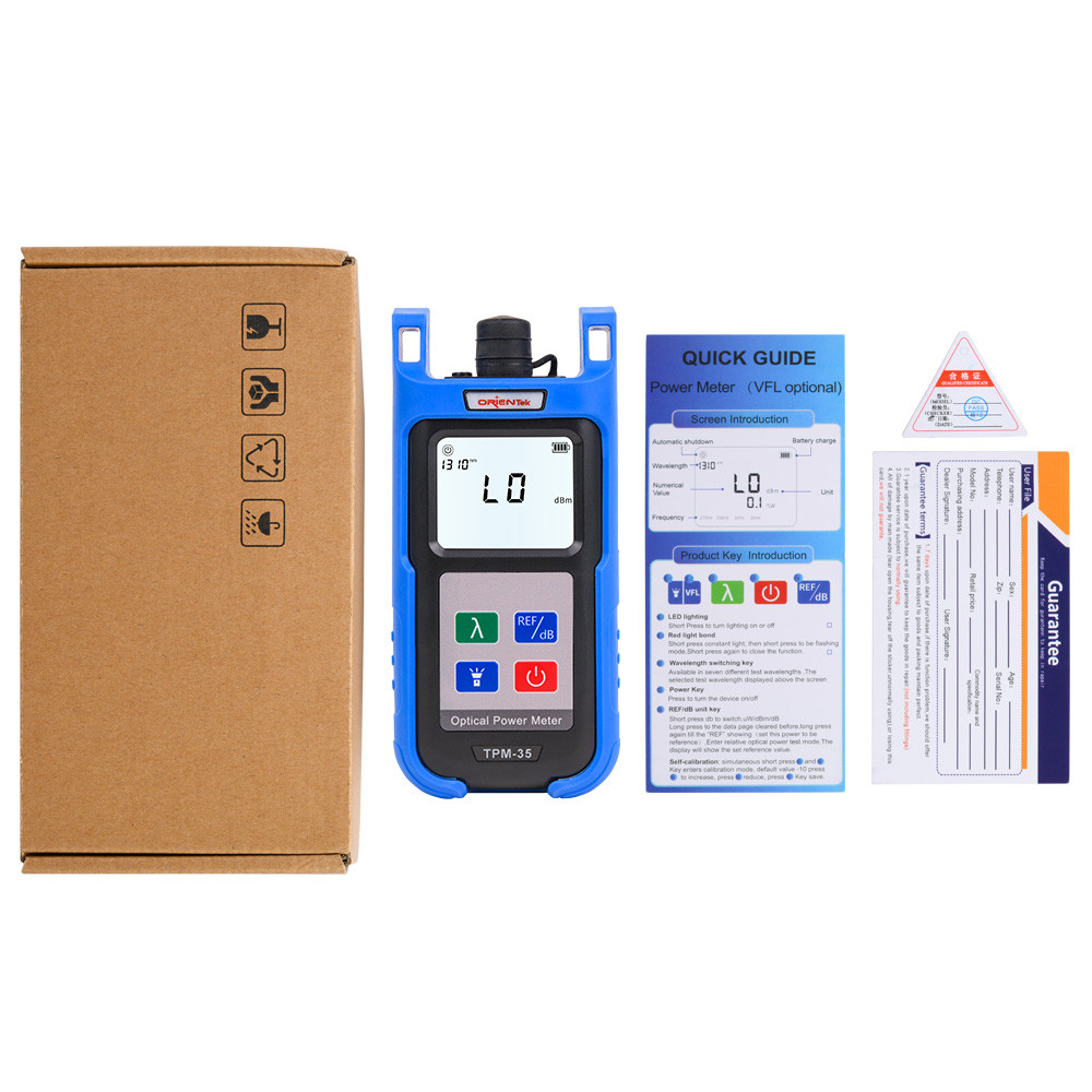 Orientek TPM-35 Optical Power Meter Plus FC/PC SC/PC ST/PC, SM/MM High-End