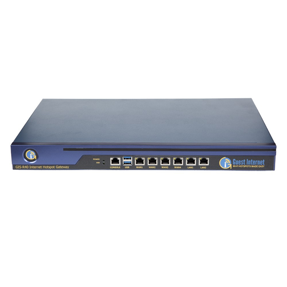 Guest Internet GIS-R40 Quad-core Internet Hotspot Gateway for Businesses