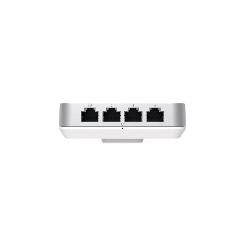 Ubiquiti U6-IW In-Wall WiFi 6 Access Point 6 Spatial Streams 4 Port GbE ...