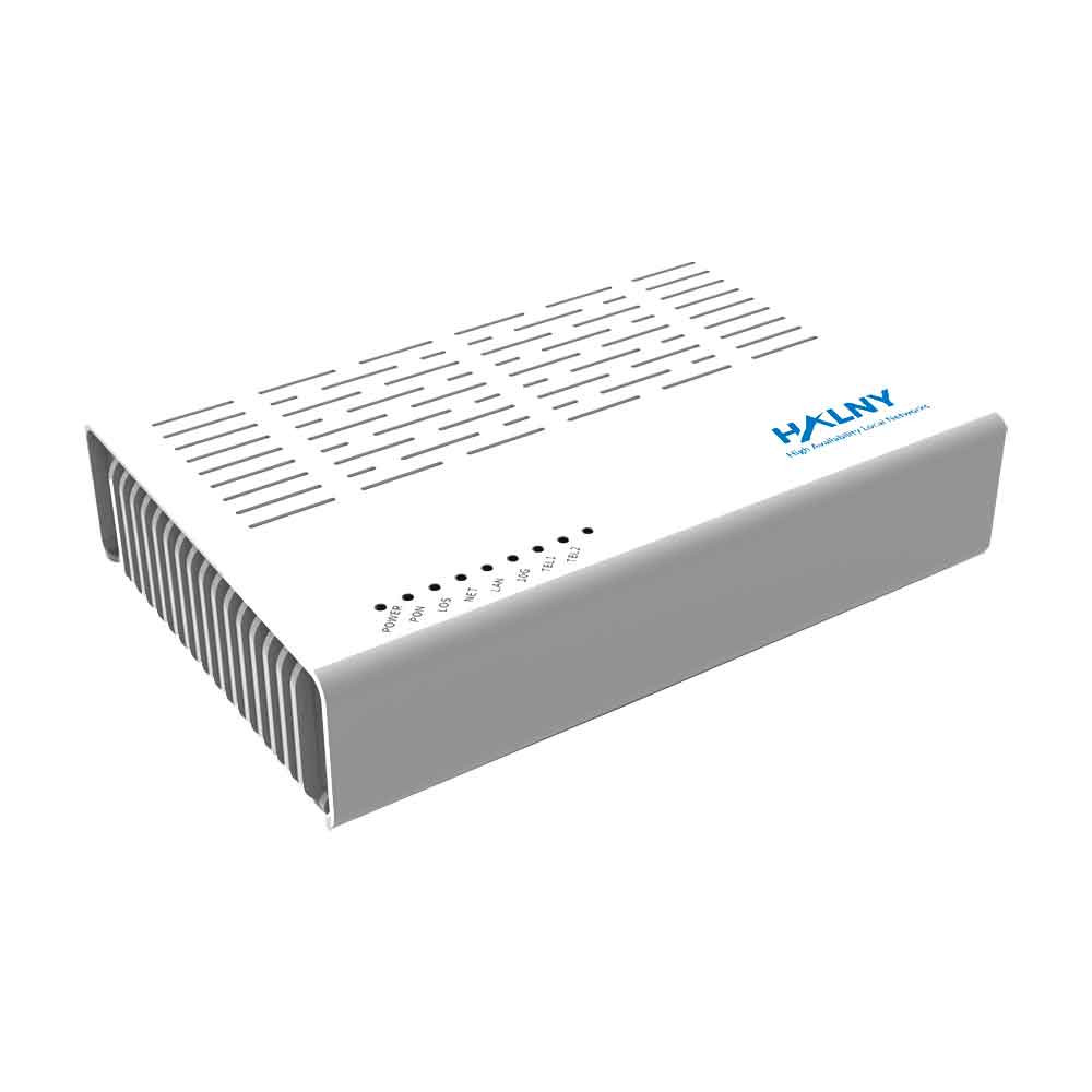 HALNy HLX-TGV XGS-PON ONU 10G & 1-Gigabit Ethernet LAN VoIP Dual FXS ...