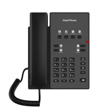 Fanvil H1 Hotel Phone, 2 SIP lines, 8 Programmable keys, HD Voice, PoE