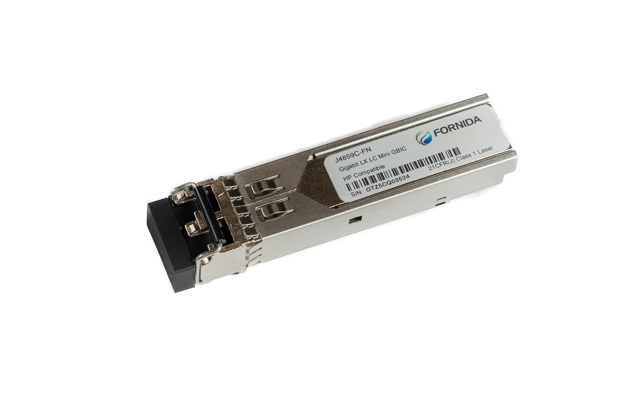 J4859C - HPE Compatible X121 1G SFP LC LX Transceiver - Fornida