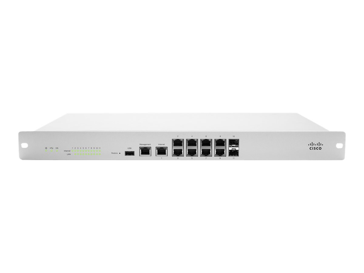 Cisco Meraki MX64 Cloud Managed - Security appliance - GigE