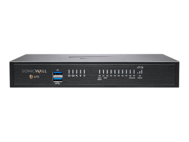SonicWall TZ670 - Advanced Edition - security appliance - 10 GigE ...