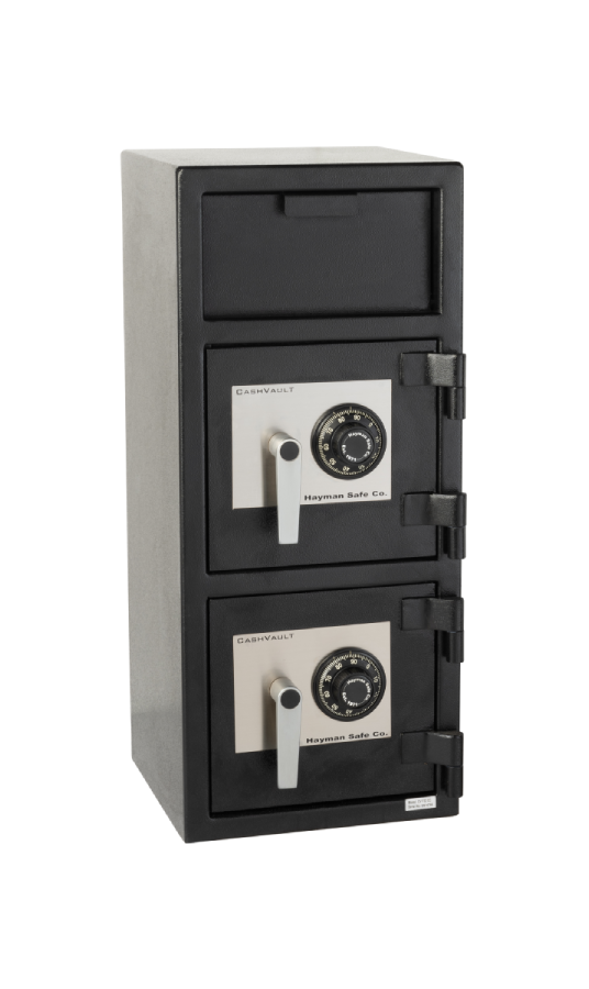 Hayman CV-F32-2-CC Front Loading Double Door Drop Safe w/ Dial Locks