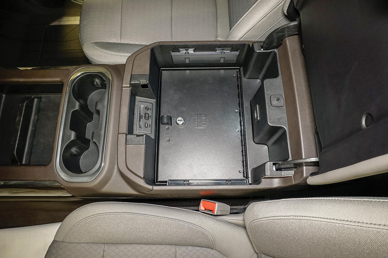 Console Gun Safe for Sierra & Silverado 1500, 2500HD, 3500HD