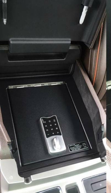 Lock'er Down Console Safe for 2023 - 2024 Ford F250 & F350 Super Duty ...