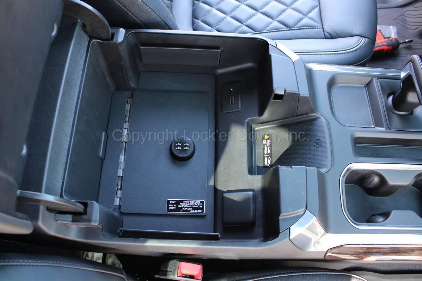 Lock'er Down Console Safe for 2022 - 2024 Chevy Silverado & GMC Sierra ...