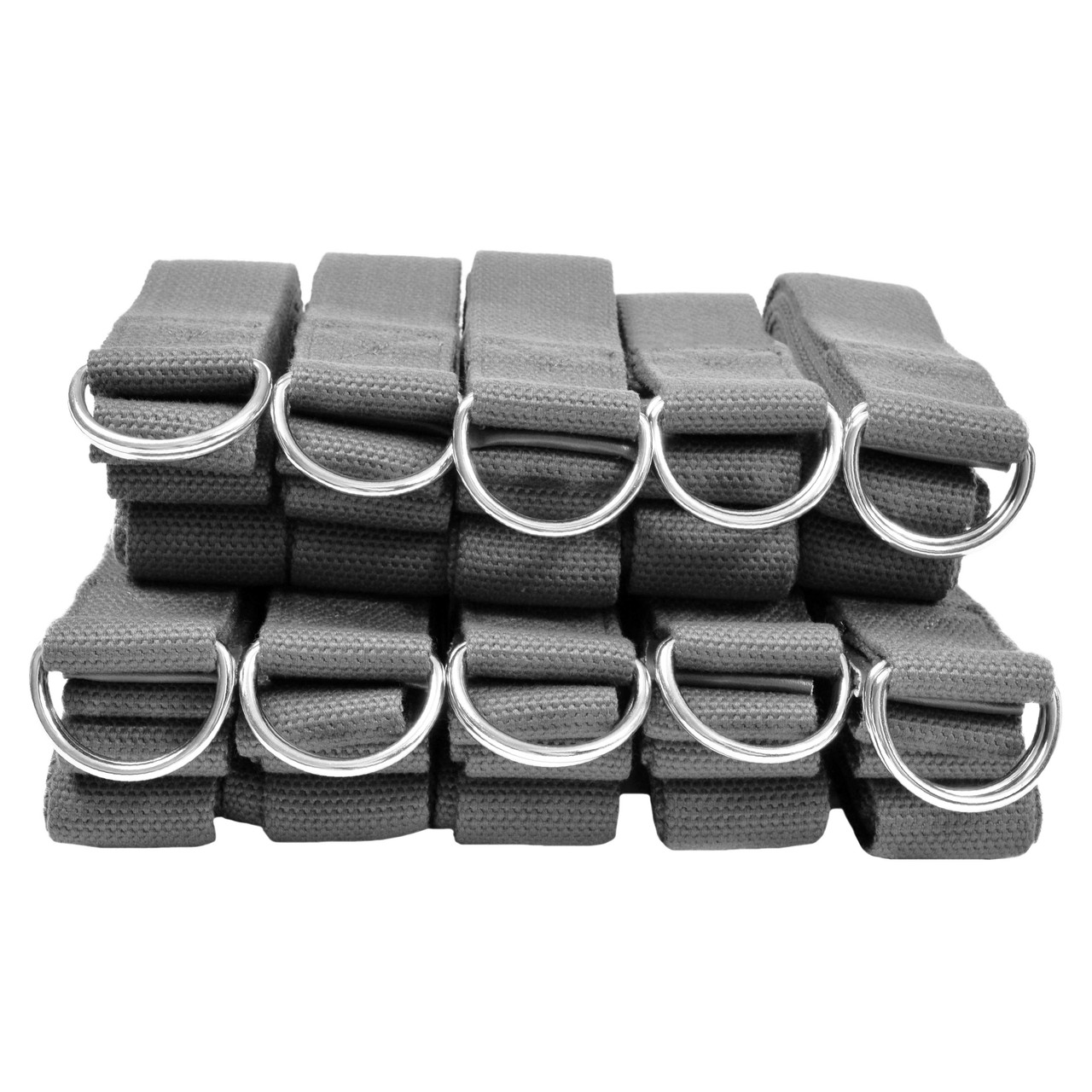 Sunshine Yoga 6 ft D-Ring Strap - 10 Pack