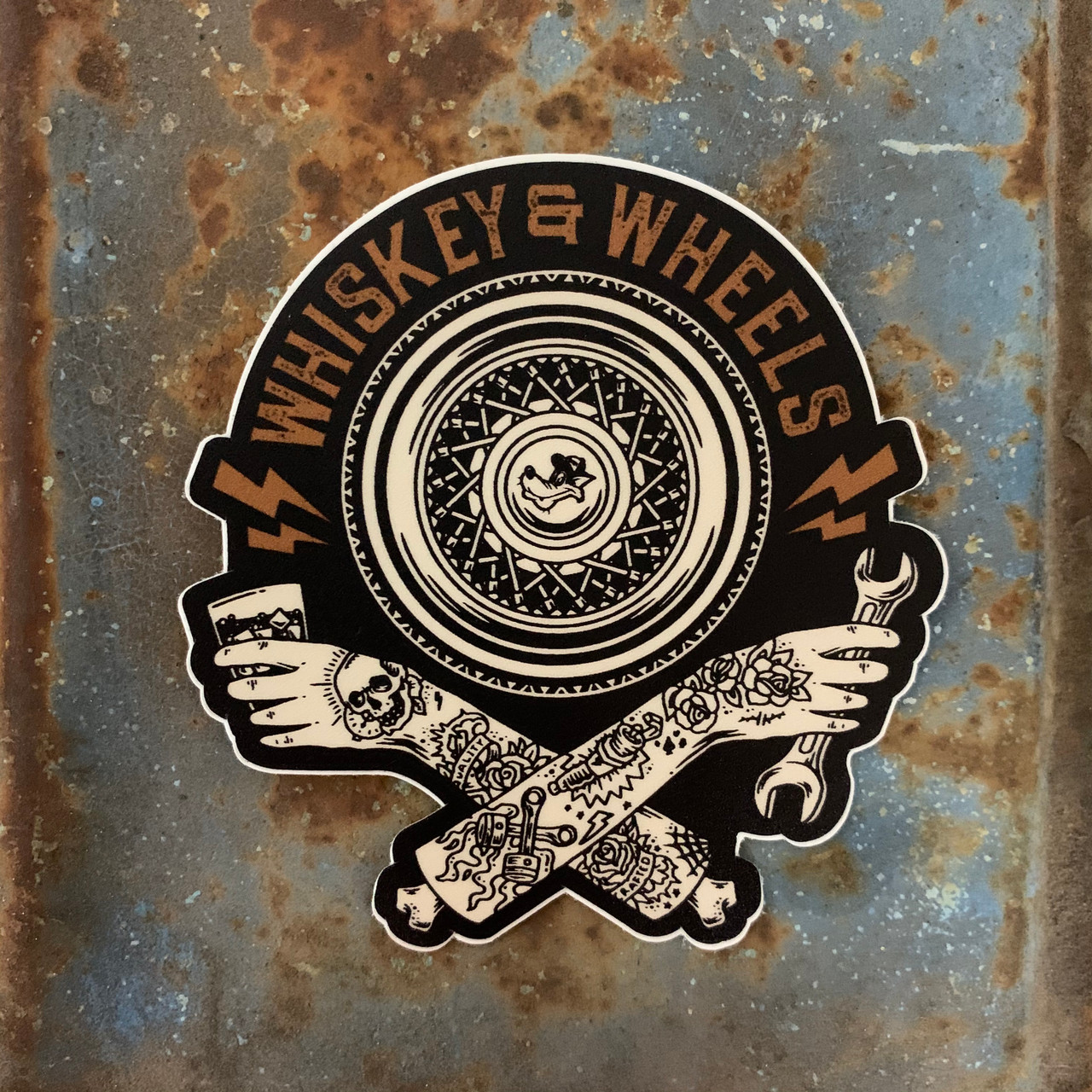 Whiskey Wheels Sticker