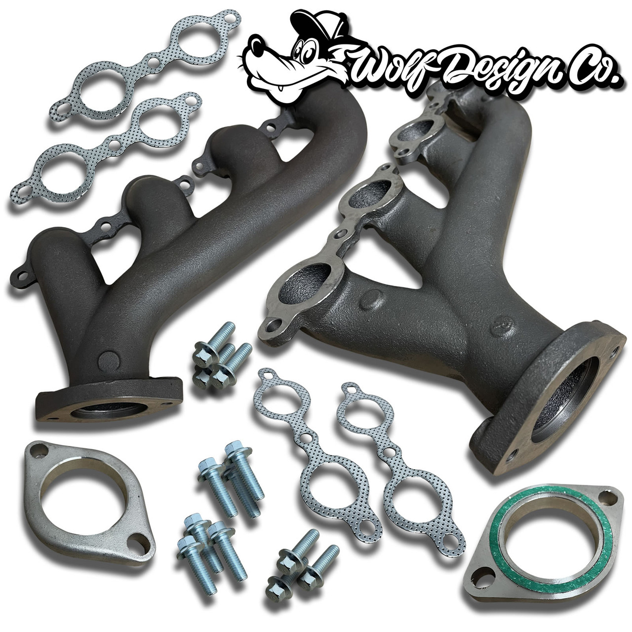 LS Swap Cast Iron Exhaust Manifolds LS1 LS2 LS3 4.8L 5.3L 6.0L