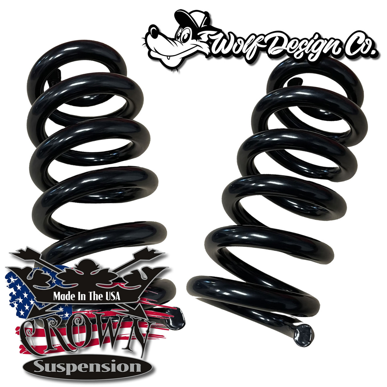 C10 Lowering Springs 1963-1987 2" Drop Coils C-10 Blazer Jimmy - Crown Suspension