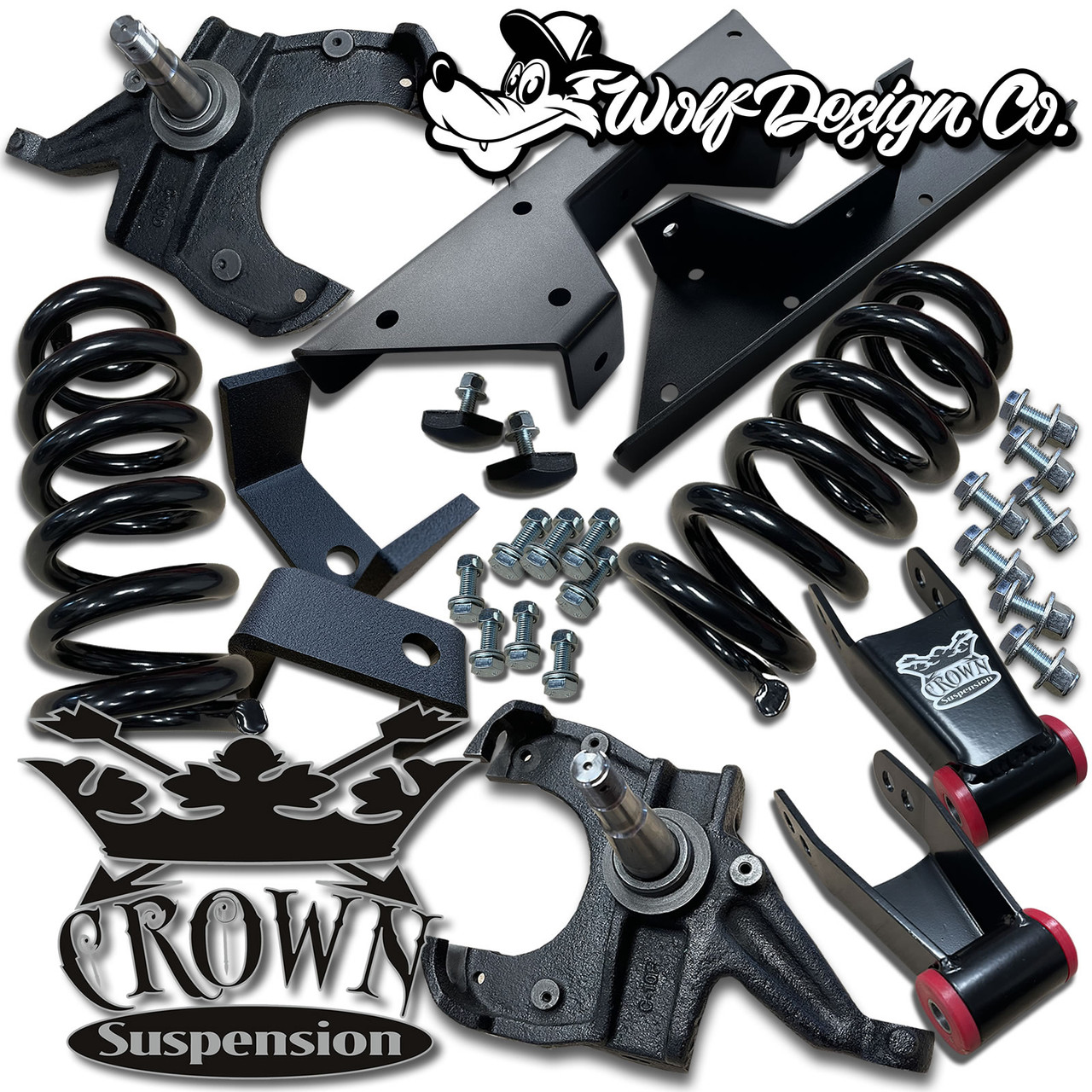 1973-1987 C10 Squarebody Adjustable 5/6 or 5/7 Lowering Kit