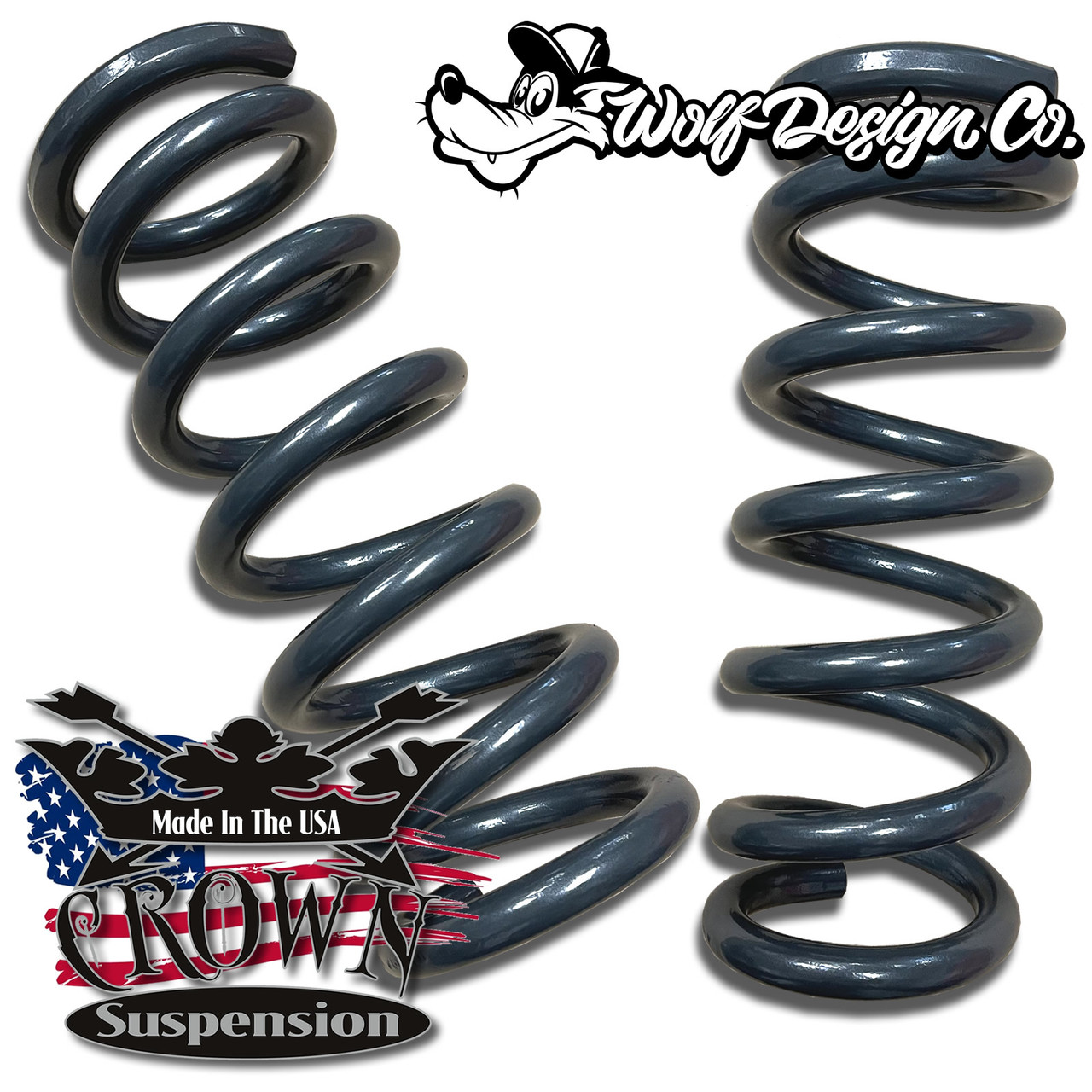 1999-2007 Silverado Sierra NBS 1" Lowering Drop Coil Springs - Crown ...