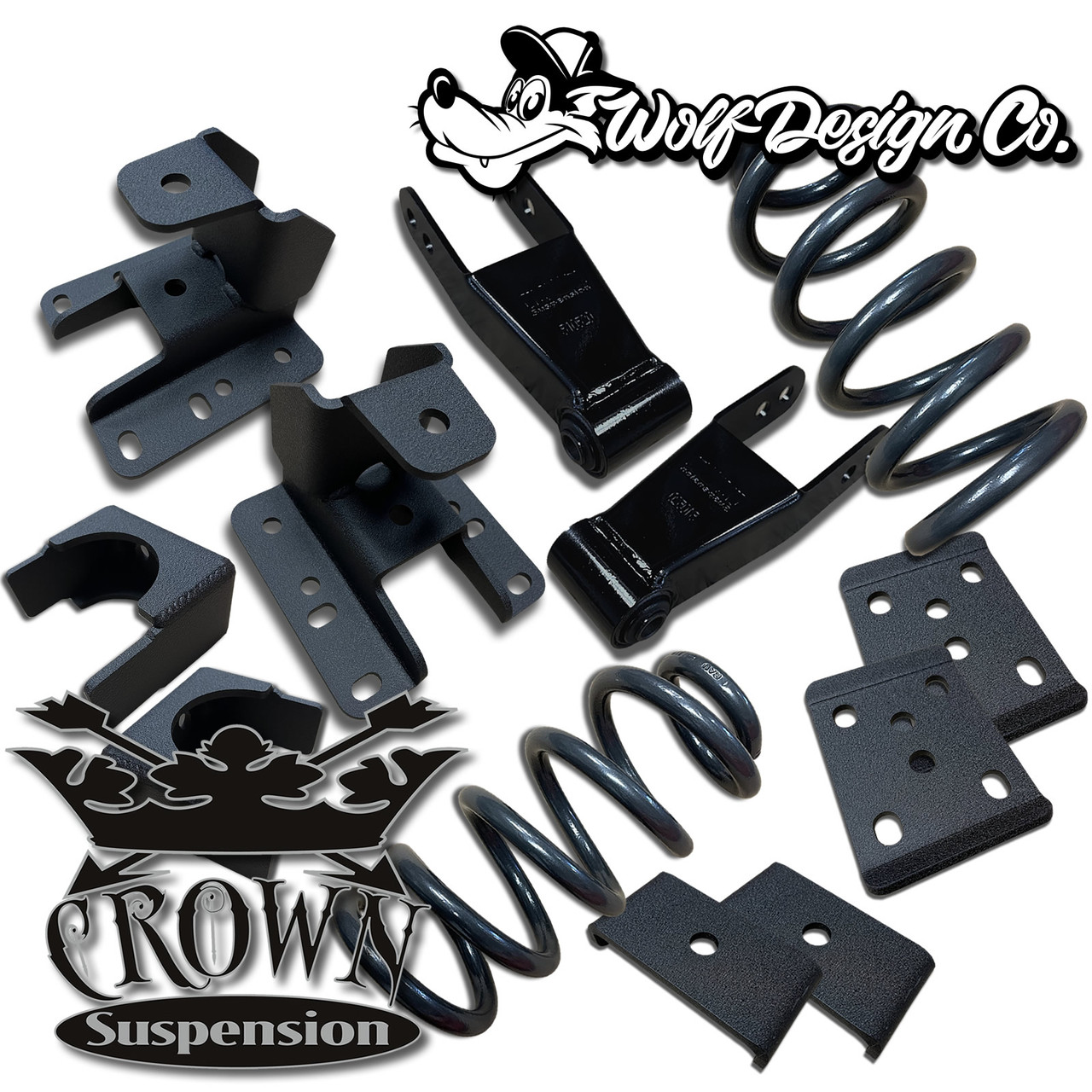 2007-2018 Silverado Sierra 2/4 Lowering Kit