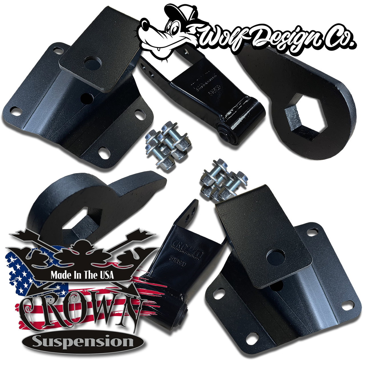 1999-2007 Silverado 2/4 Lowering Drop Kit Keys Shackles Hangers 4wd AWD ...