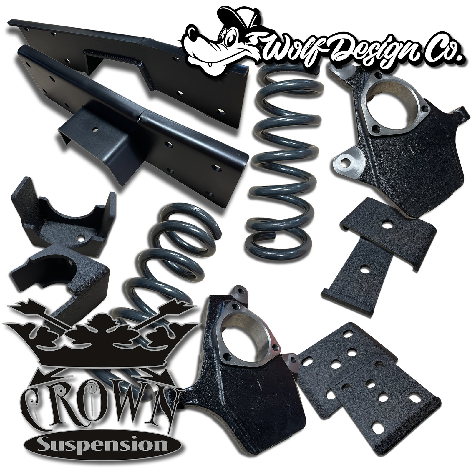 1999-2007 Silverado Sierra NBS 4/6 Lowering Kit - Crown Suspension