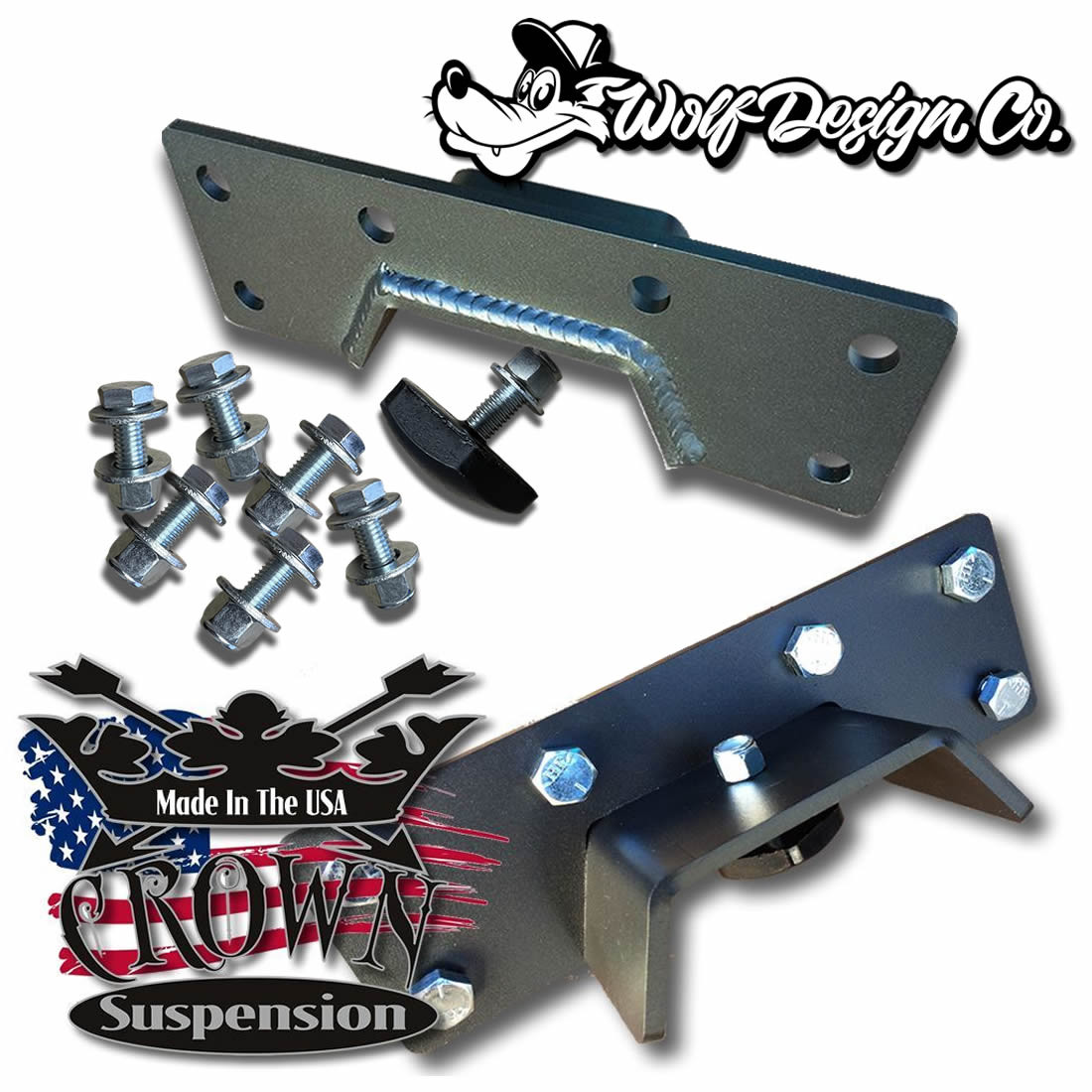 F100 Lowering Kit 3/6 Drop I-Beams Flip C-Notch 1965-1973 Ford F-100 ...