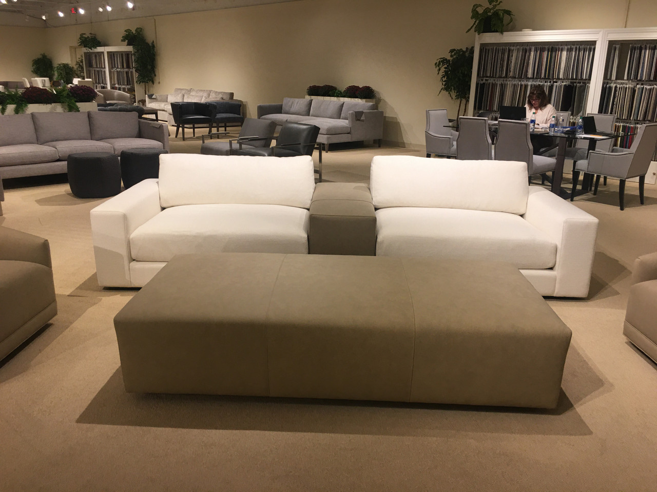 ohia modular sofa-crypton fabric-off white - Pacific Home Online