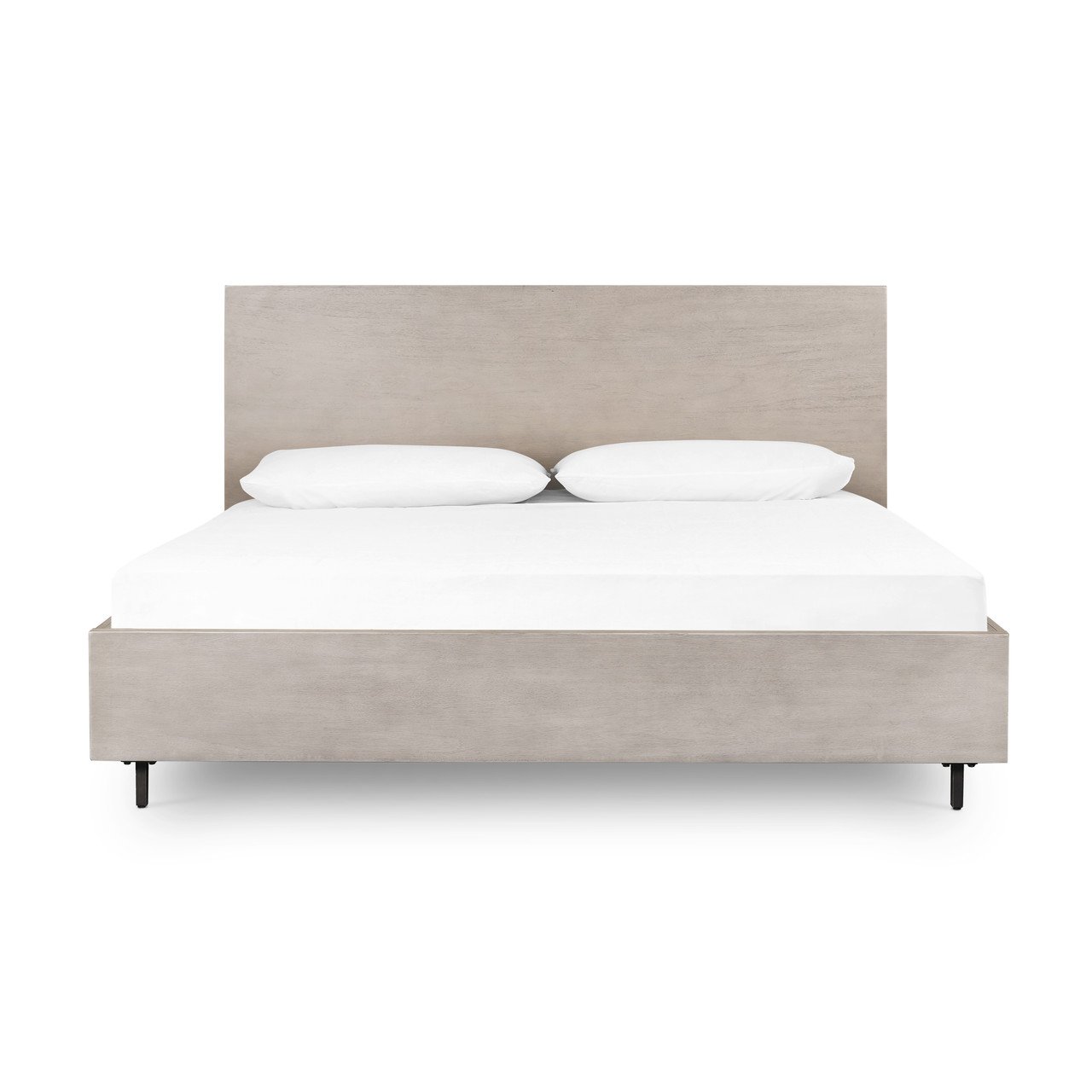 carl queen storage bed - grey wash - Pacific Home Online