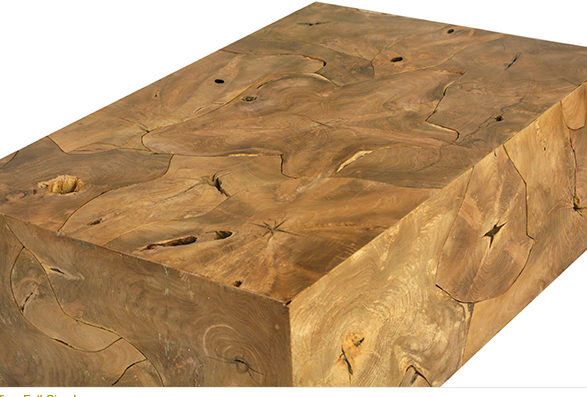 block teak coffee table - Pacific Home Online