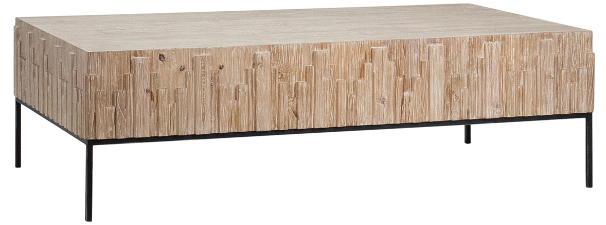 vera reclaimed pine coffee table - Pacific Home Online