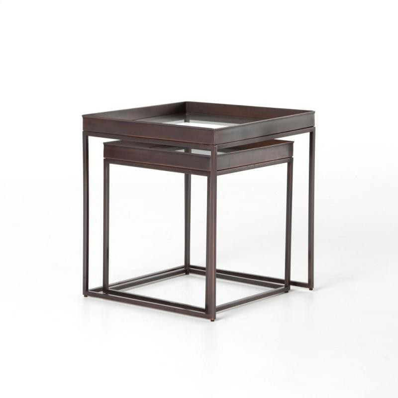 Bronze Nesting Nightstands - Pacific Home Online