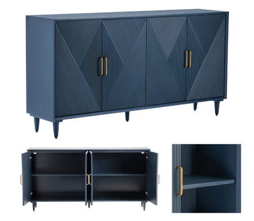 deep blue sideboard - Pacific Home Online