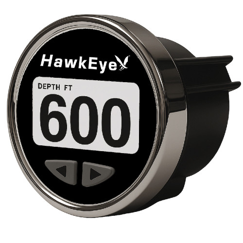 HawkEye DepthTrax Edge In-Dash Depth Finder - HD Color Display - 600 ...