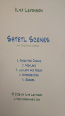 Levinson, Shtetl Scenes for Stephane Seban - Performers Music - Chicago, IL
