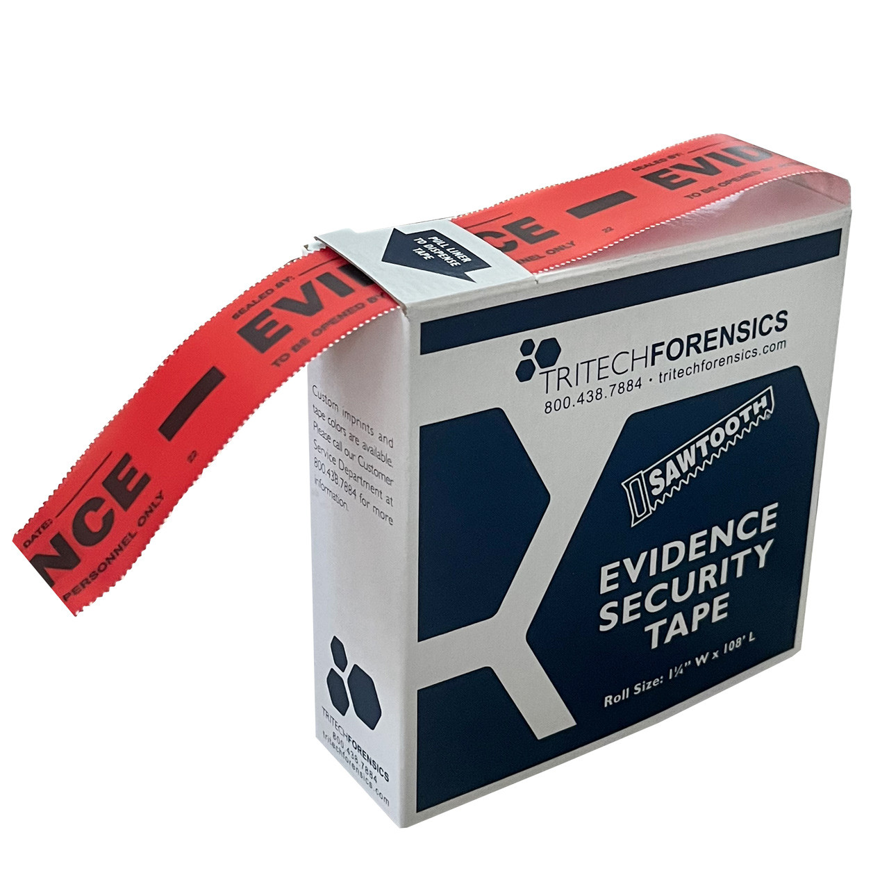Sawtooth "EVIDENCE" Tape