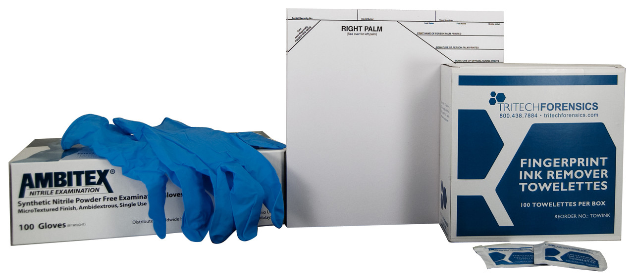 Palm Print Inking Pad START-UP Kit with Towelettes