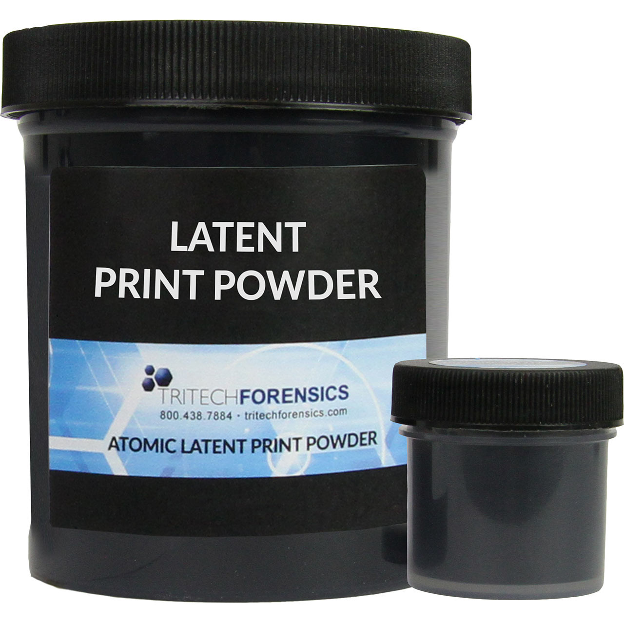 Magnetic Atomic Latent Print Powders
