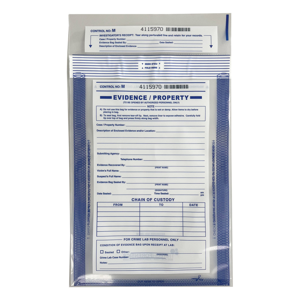 Evidence Bags - 100/pkg