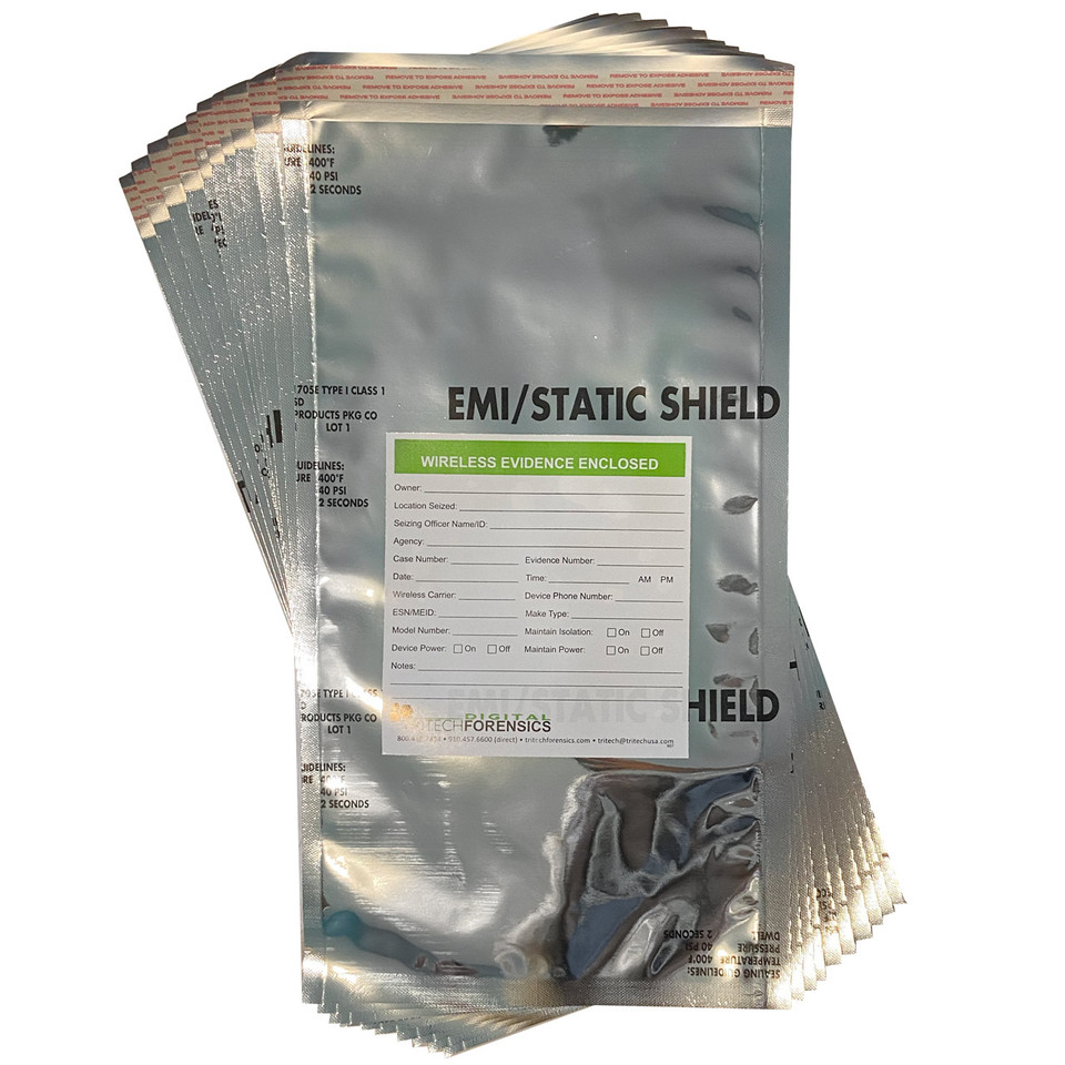 Disposable Faraday Bags - All Sizes