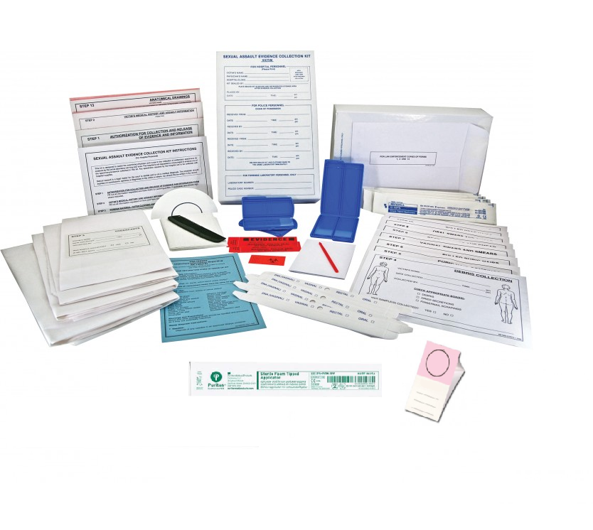 Fingernail and Fingertip Swabbing Evidence Collection Kit
