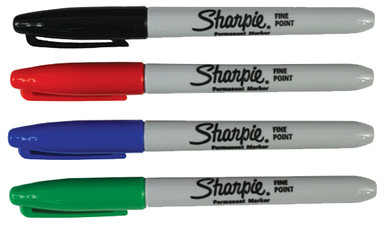 Permanent Ink Evidence Markers - 12/pkg