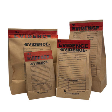 Easy Seal Paper Evidence Bags, 100/Pkg - Tri Tech Forensics