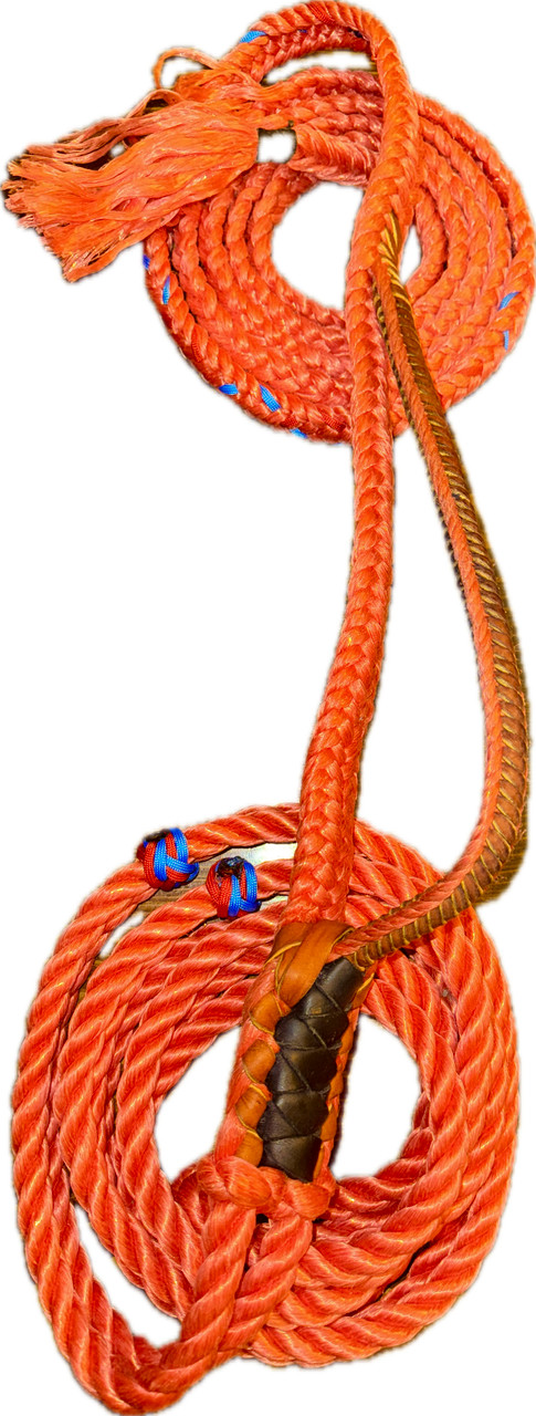 Traditional Red Poly Jr Bull Rope 9/7 RH | EPT Bull Ropes