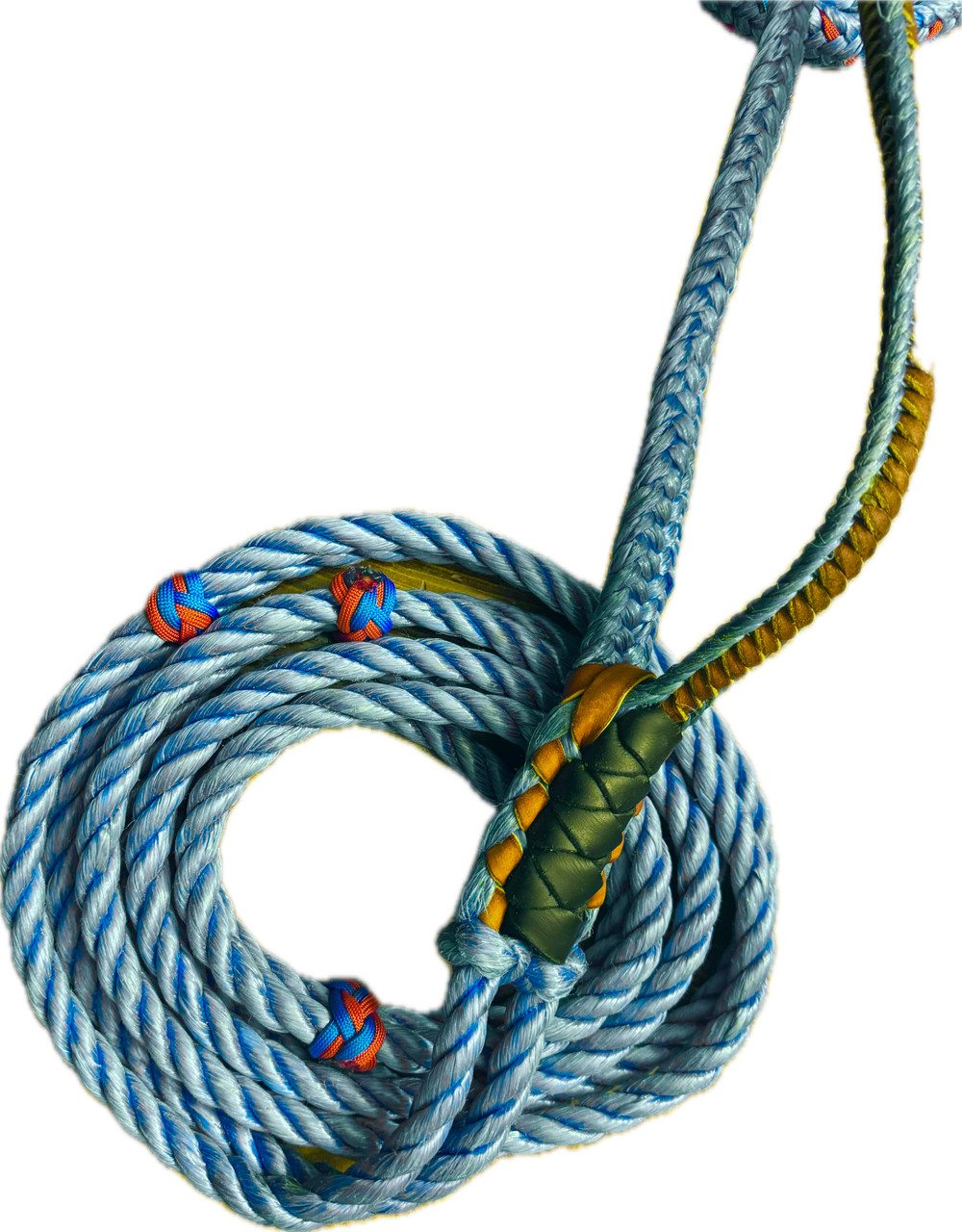Traditional Blue Poly Jr Bull Rope RH | EPT Bull Ropes