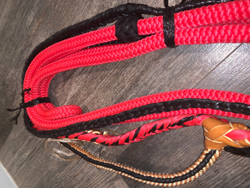 Red/Black Mini Bull Rope – Custom Kid Rodeo Bull Riding Gear