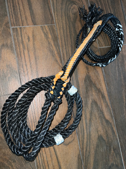 Black Poly Mini Bull/Steer Ropes Kids 9/7 LH 3/4 x 3/4 - Mini Rodeo ...