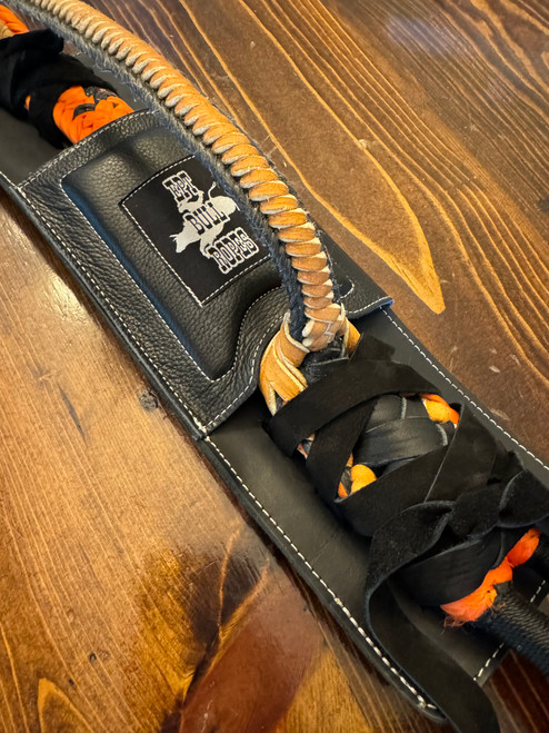 Premium Leather Bull Rope Pad - Blue | EPT Bull Ropes