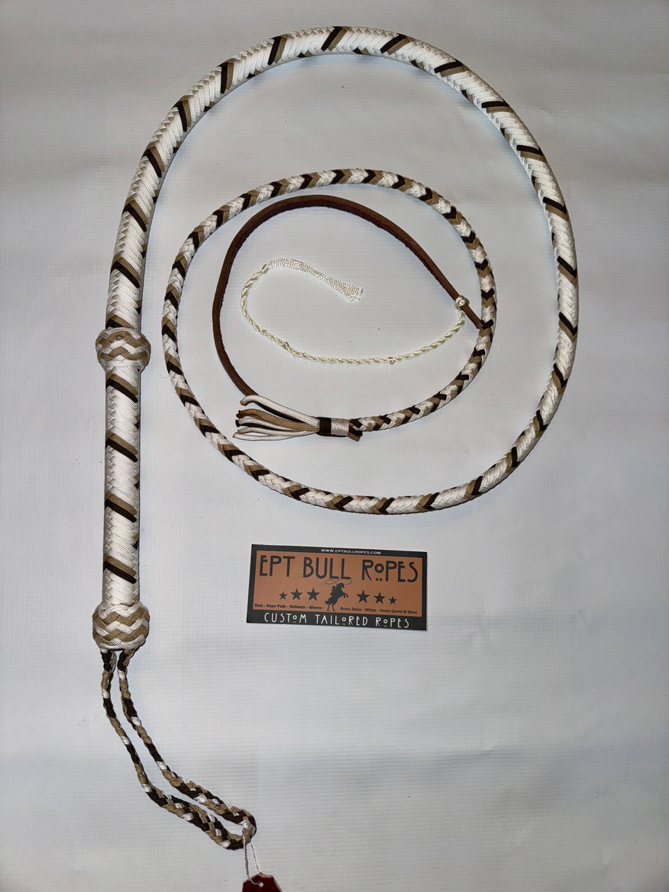Bull Whips: Leather bull whip - Paracord Whips for Sale | EPT Bull Ropes